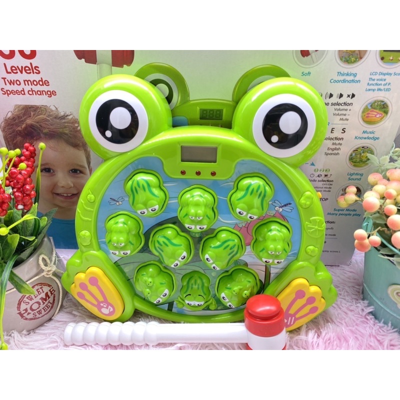 🌈🐸พร้อมส่ง 🐸เกมส์กบทุบ กบทุบเกมส์ กบทุบ Music Super Frog Game | Shopee Thailand