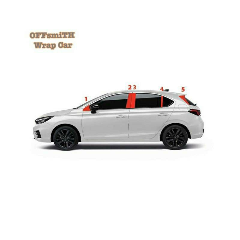 Honda City Hatchback/ City 20-21 (GN1) สติ๊กเกอร์ Carbon 6D/ Dry Carbon ...
