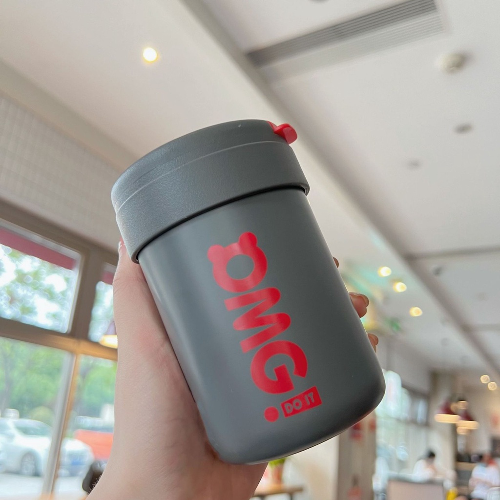 แก้วขนาด340ML /420ML เก็บความร้อน-เย็น สแตนเลส316 มียางรองก้นแก้ว หลอดเด้งในตัว | Shopee Thailand