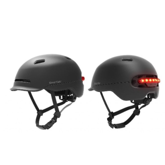 หมวกกันน๊อคอัจฉริยะ พร้อมไฟเบรกอัตโนมัติ Smart Helmet รุ่น SH50 Limited ...