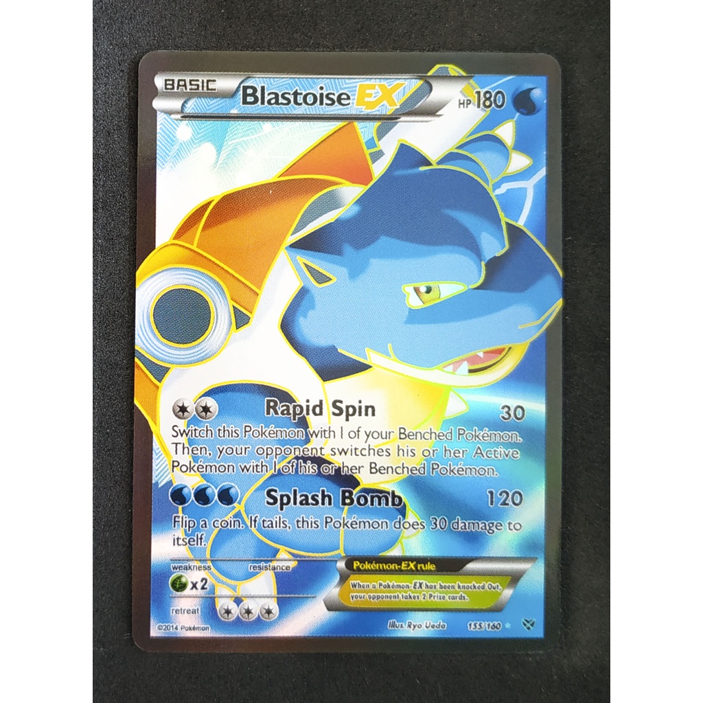 Blastoise EX 155/160 คาเม็กซ์ Pokemon Card Vivid Series ภาษาอังกฤษ ...