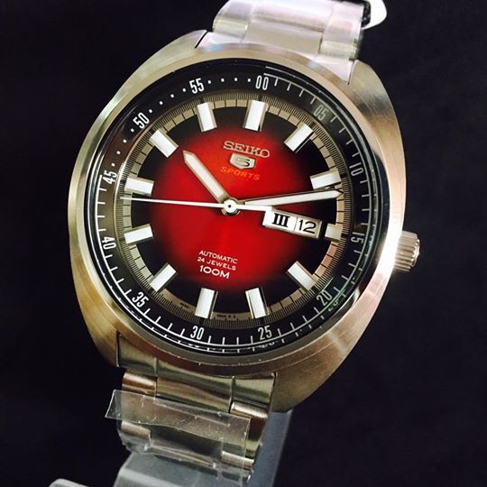 Seiko 5 Sports Turtle Red Automatic | Shopee Thailand