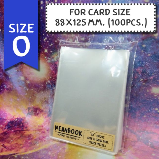 ซองใส่การ์ด Size O Card Sleeve (ขนาดการ์ด 88x125 mm.) สำหรับ Tiny Epic ...