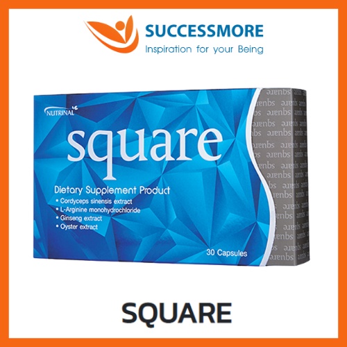 SUCCESSMORE NUTRINAL SQUARE 30 แคปซูล ผลิตภัณฑ์เสริมอาหารสำหรับสุภาพบุ ...
