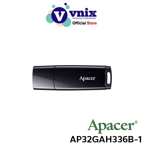 Apacer รุ่น AH336 แฟลชไดร์ฟ 32GB สีดำ | Shopee Thailand