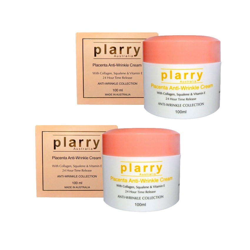 Plarry Placenta Anti-Wrinkle Cream with Collagen 100 ml. x 2 | Shopee ...