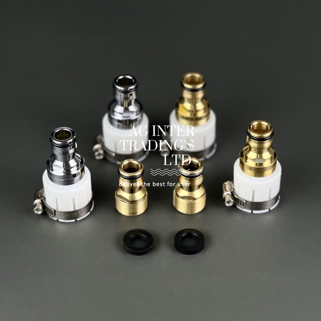 หัวแปลงเกลียวก๊อกน้ำเครื่องซักผ้า และก๊อกอเนกประสงค์ UNIVERSAL ADAPTER ...