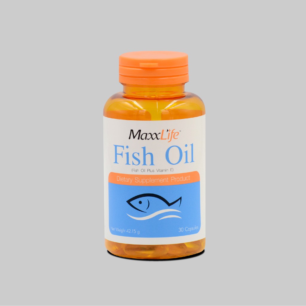 Maxxlife Fish Oil 30cap แม็กซ์ไลฟ์ ฟิชออย น้ำมันปลา 30เม็ด | Shopee ...