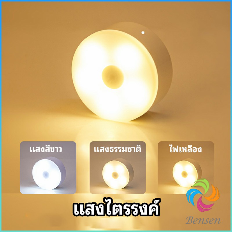 Bensen โคมไฟหัวเตียง 0.6w LED โคมไฟ ยึดผนังด้วยแม่เหล็ก ชาร์จ LED ...