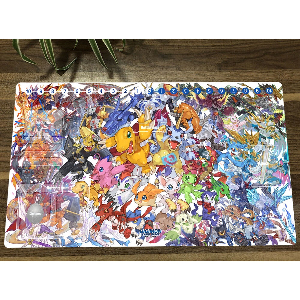 Digimon Adventure Duel Playmat Trading Card Game Mat DTCG CCG Mat Mouse ...