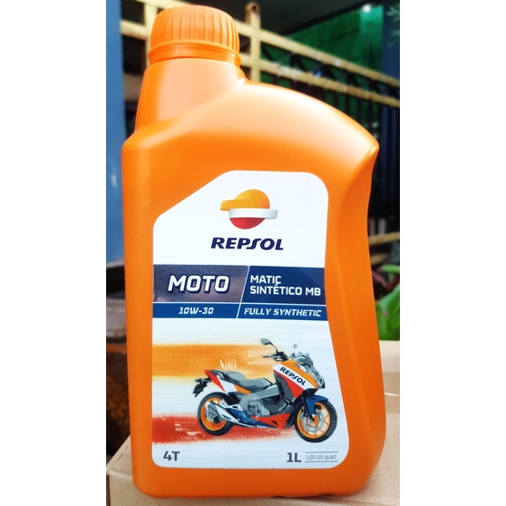 น้ำมันเครื่อง REPSOL MOTO MATIC SINTETICO MB 10W30 ขนาด 1 ลิตร ...