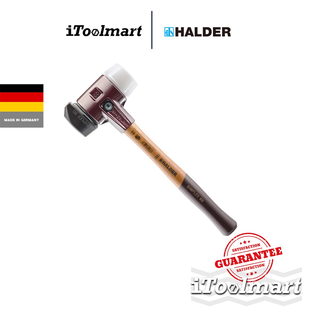 HALDER SIMPLEX 3027.260 ค้อน ยาง/พลาสติก 60 มม. | Shopee Thailand