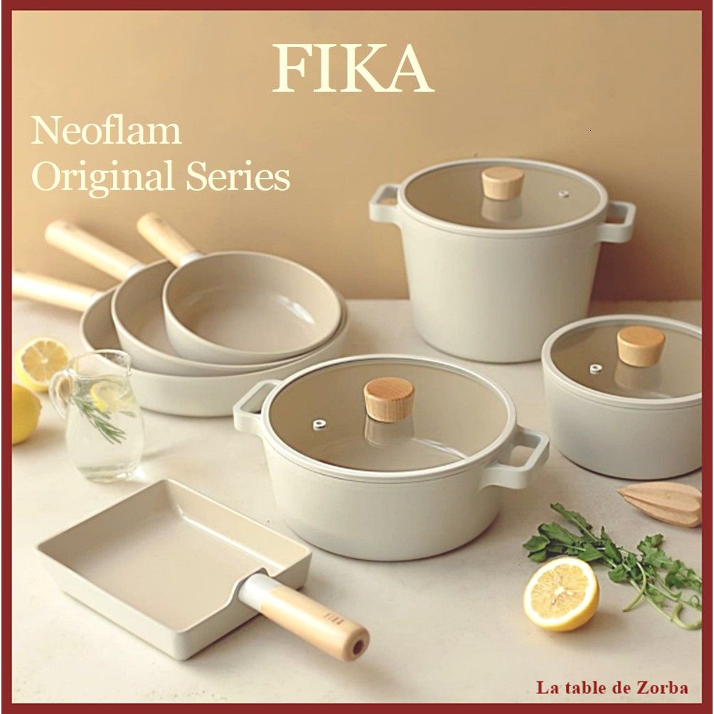 ข้อเสนอพิเศษ [Made in Korea] Neoflam FIKA Cookwares original Fryping pan Wok Casserole Pasta pot ...