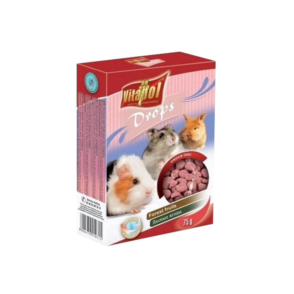 ขนมสัตว์ฟันแทะ DROPS FOR HAMSTER-FOREST FRUITS รสผลไม้ป่า | Shopee Thailand