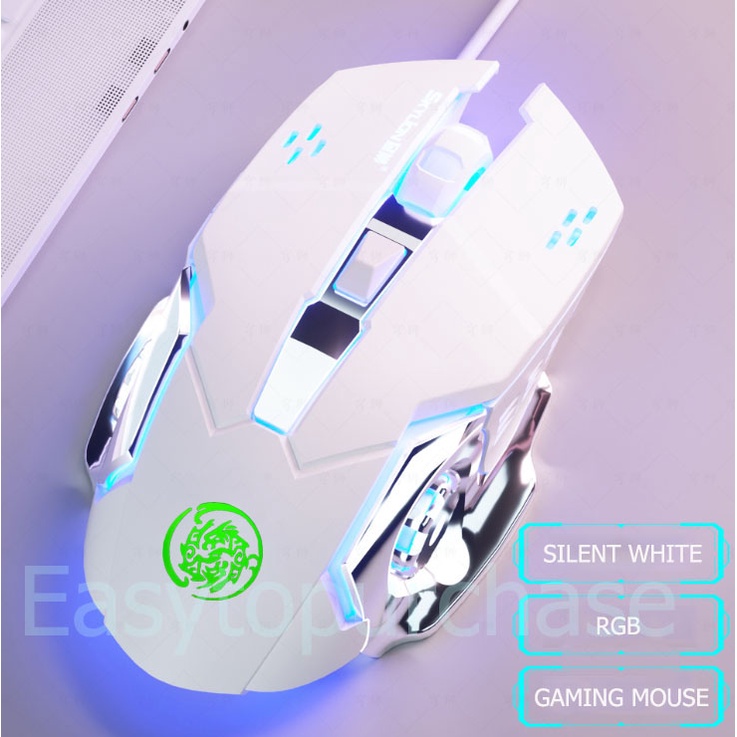 พร้อมส่ง เมาส์เกมมิ้ง เมาส์บูทูธ Gaming Mouse RGB MOUSE มีสาย/ไร้สาย มี ...