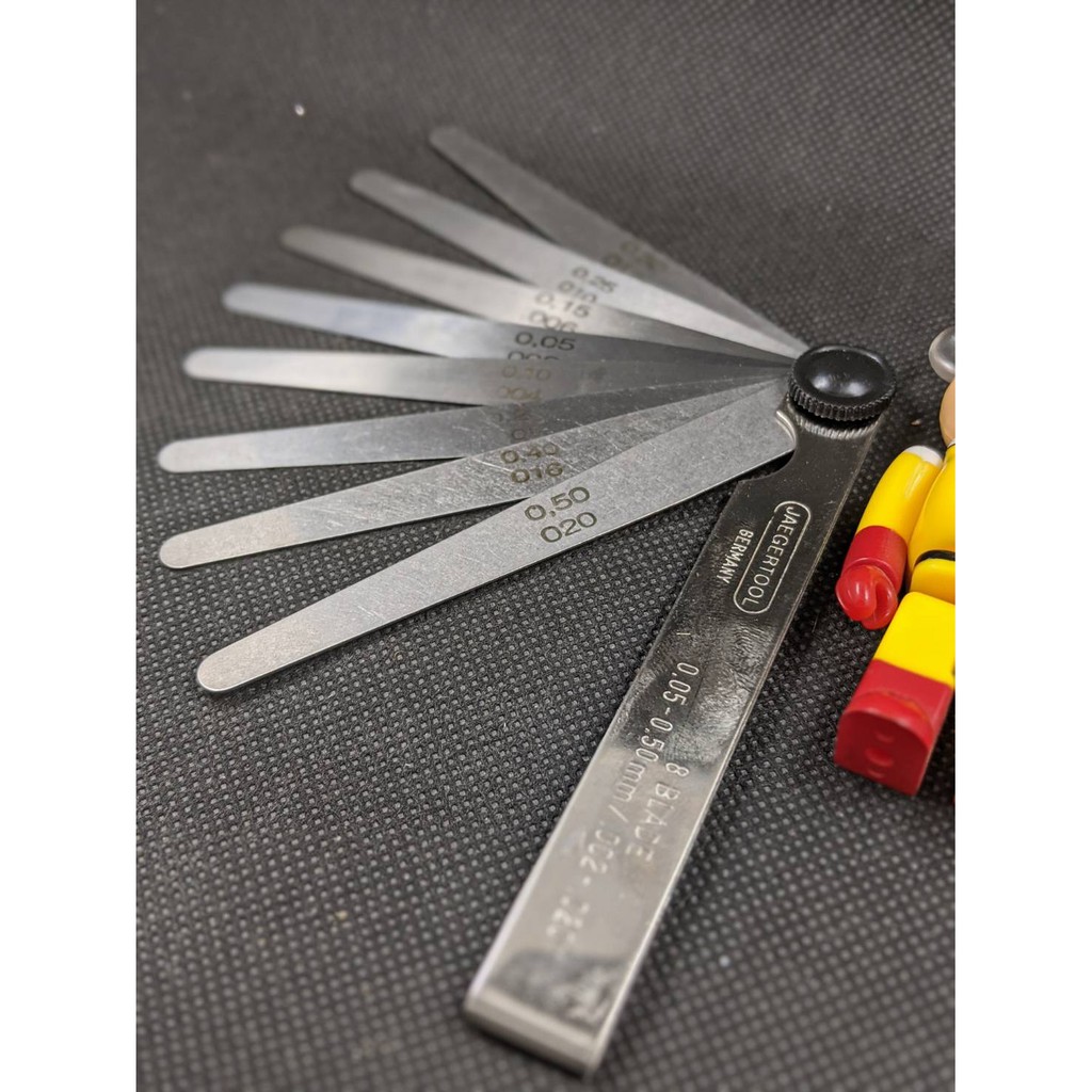 ฟิลเลอร์เกจ JaegerTool germany 8 ใบ/ชุด ใบยาว 4 นิ้ว ส่งไว เก็บเงินปลาย ...