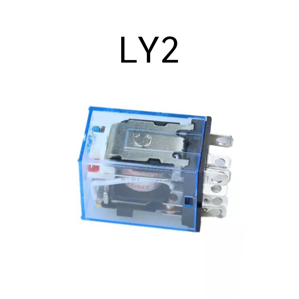 10A รีเลย์ LY2 LY4 RELAY 12VDC , 24VDC,110V, 220VAC Socket PTF-08A | Shopee Thailand