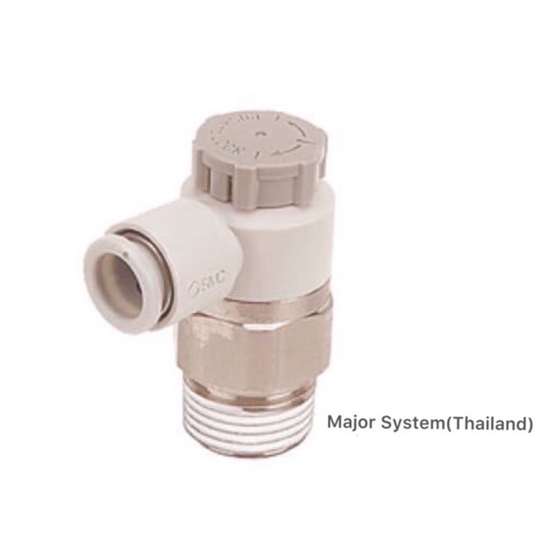 🇯🇵 SMC AS2201F-01-06A Speed Controller ตัวควบคุมปริมาณลม 6mmx1/8 ...
