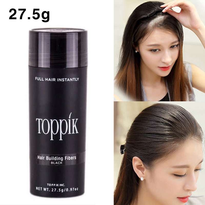 Toppik ผงไฟเบอร์เพิ่มผมหนา Toppik Hair Building Fiber ปิดผมบาง หัวล้าน ผมบาง ขนาด 27.5 กรัม - สี ...