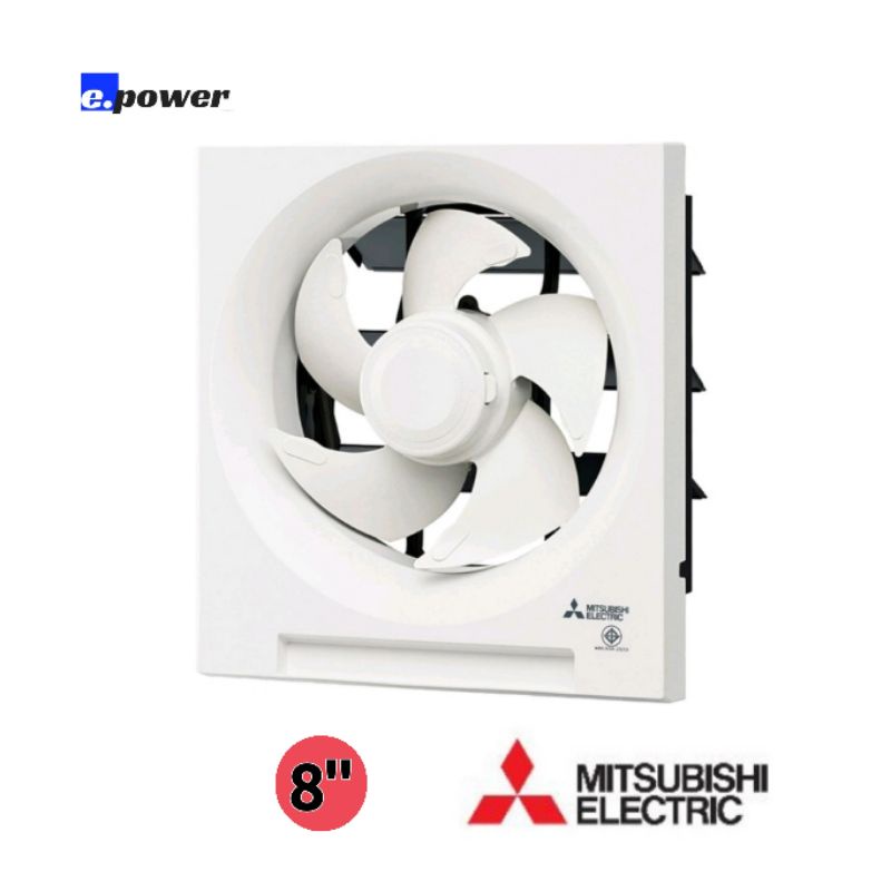 Mitsubishi พัดลมระบายอากาศติดผนัง 8 นิ้ว รุ่น Ex 20sh5t สีขาว