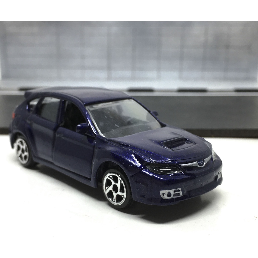 Majorette Subaru Impreza STI - Dark Blue Color /Wheels 5SV /scale 1/64 ...