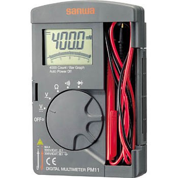 Sanwa PM11 Digital Multimeters Pocket Type Tough but compact DMM ...