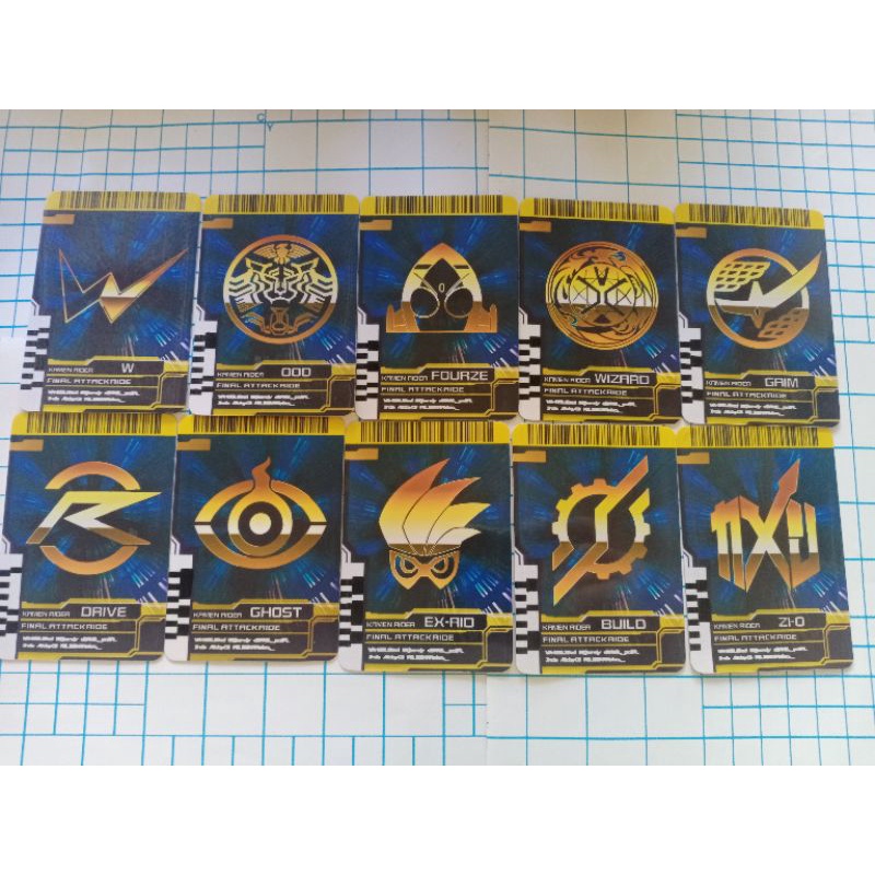 การ์ดโม Kamen raider Neo Decade (Final attack ride) | Shopee Thailand