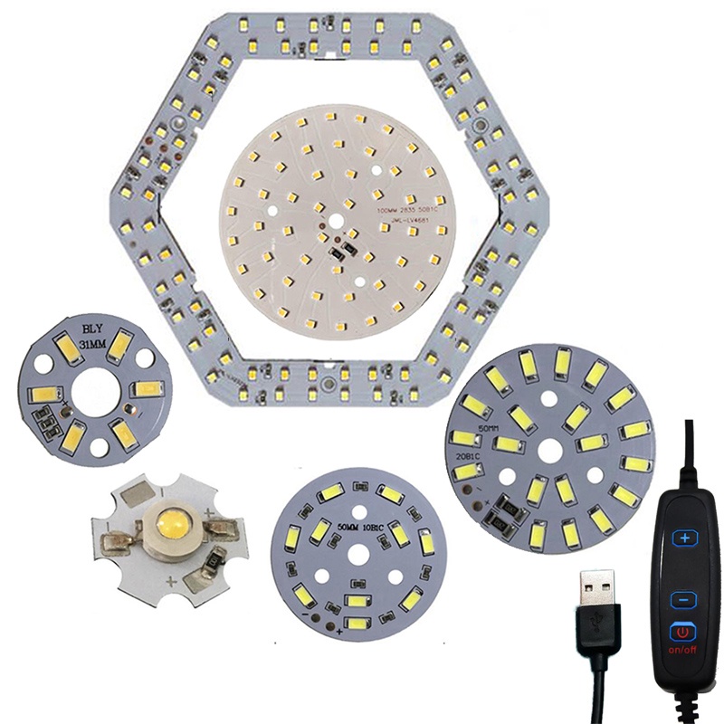 ชิปหลอดไฟ LED DC 5V usb 2w 3w 5w 10W SMD 5730 สีขาวอบอุ่น DIY | Shopee Thailand