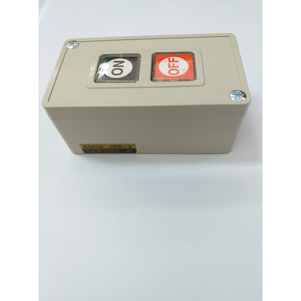สวิทช์ปุ่มกด รุ่น TPB-2 (CNTD CPB-2) 3A เปิดปิด 2ปุ่ม (สวิทช์กดแล้วไม่ ...