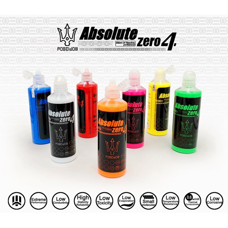 น้ำหล่อเย็นคอมพิวเตอร์ น้ำหม้อน้ำ POSIEDON Nano fluid Absolute zero 4 | Shopee Thailand