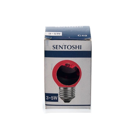 หลอดปิงปอง 3-5W SENTOSHI ขั้วE27 สีแดง | Shopee Thailand