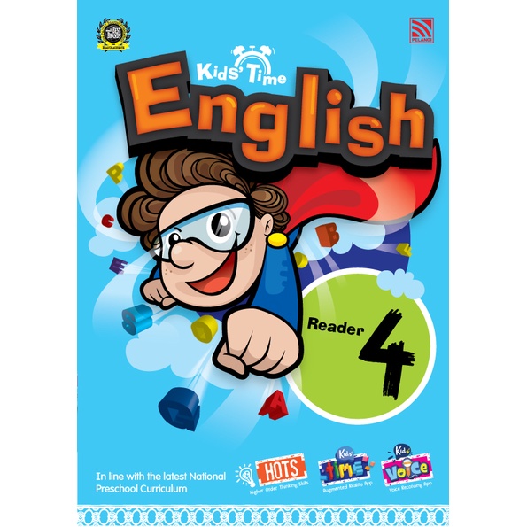 Kids' Time English Reader 4 - หนังสือคู่มือการเรียน-การสอน Phonics สะกดคำศัพท์ สำหรับเด็กอนุบาล ...
