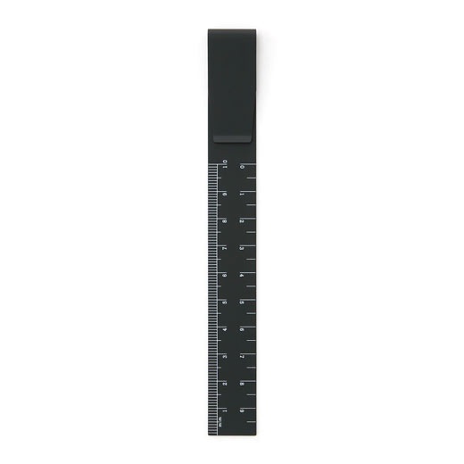 HIGHTIDE Clip Ruler Black (HFK029-BK) / คลิปไม้บรรทัดอะลูมิเนียม สีดำ ...