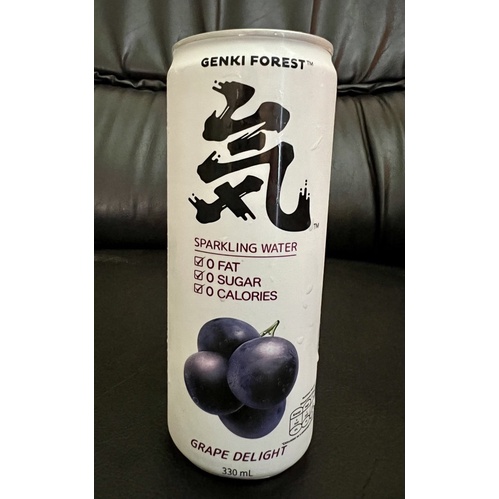 Genki forest Sparkling water กลิ่นผลไม้ อร่อย สดชื่น ไม่มีน้ำตาล 0แคล 330ml. | Shopee Thailand