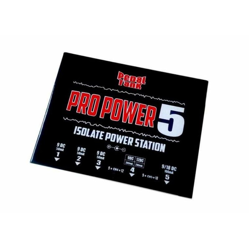 ตัวจ่ายไฟเอฟเฟค PedalTank รุ่น Pro Power 5 isolate power supply ...