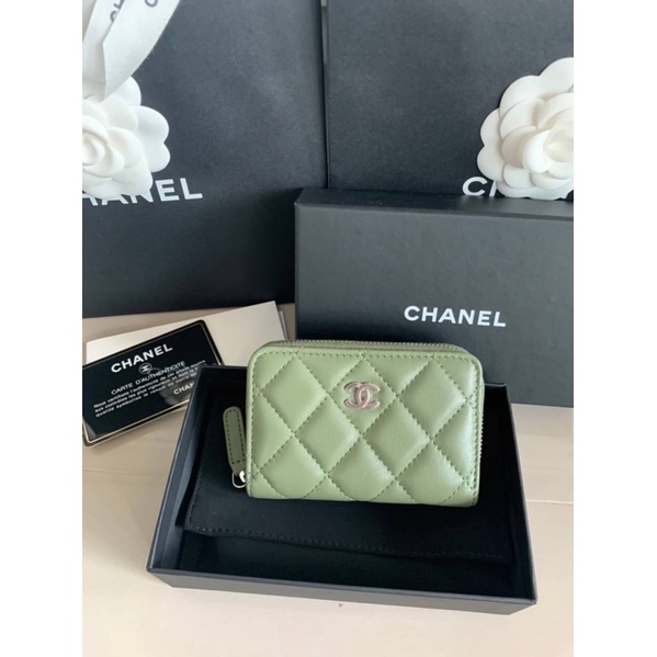 New chanel card holder holo 31 อปก fullset norec | Shopee Thailand