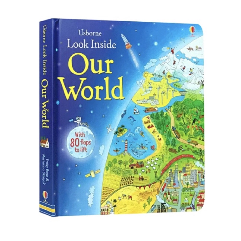 *ส่งทุกวัน* หนังสือบอร์ดบุ๊ค หนังสือภาษาอังกฤษ Usborne Look Inside: Our ...
