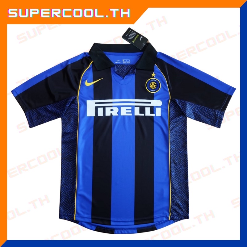 Inter Milan 2001/02 Home Jersey เสื้ออินเตอร์มิลานย้อนยุค | Shopee Thailand