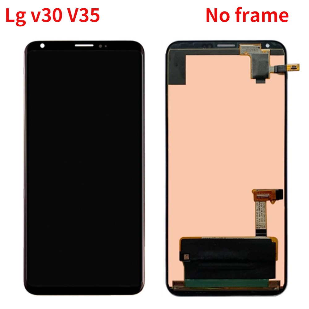 สําหรับ LG V30 V35 LCD Touch Screen Digitizer กรอบประกอบ LG H930 H930DS ...