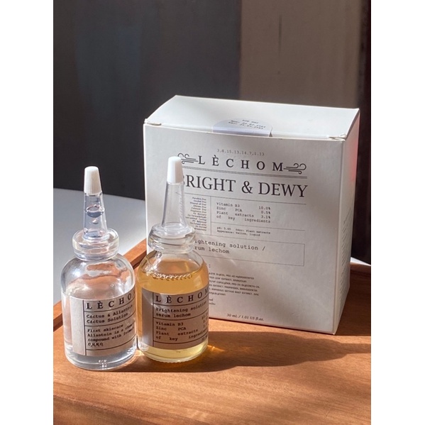 Lechom Serum Set bright & dewy | Shopee Thailand
