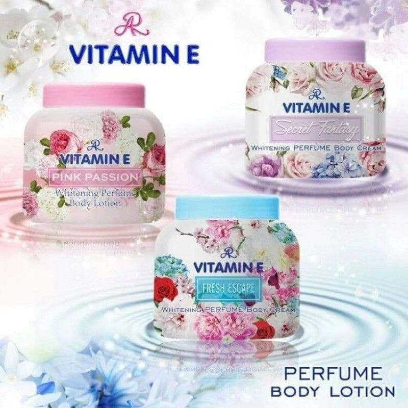 แท้100% โลชั่นน้ำหอม อารอน (200 กรัม) NEW AR VITAMIN E PERFUME BODY ...