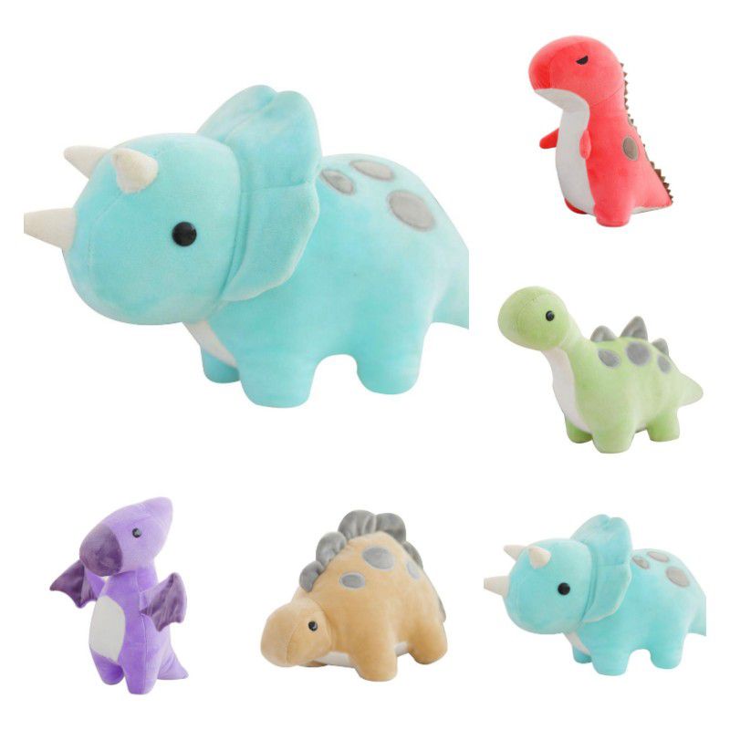 Triceratops Dinosaur Stuffed Animal Plush Toy Adorable Soft Dinosaur ...
