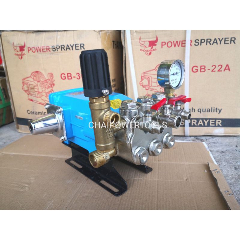 ปั๊ม ฉีดน้ำแรงดันสูง 3ลูกสูบเพลาลอย แกนเซลามิก ขนาด6หุน และ1นิ้ว ยี่ห้อ ...