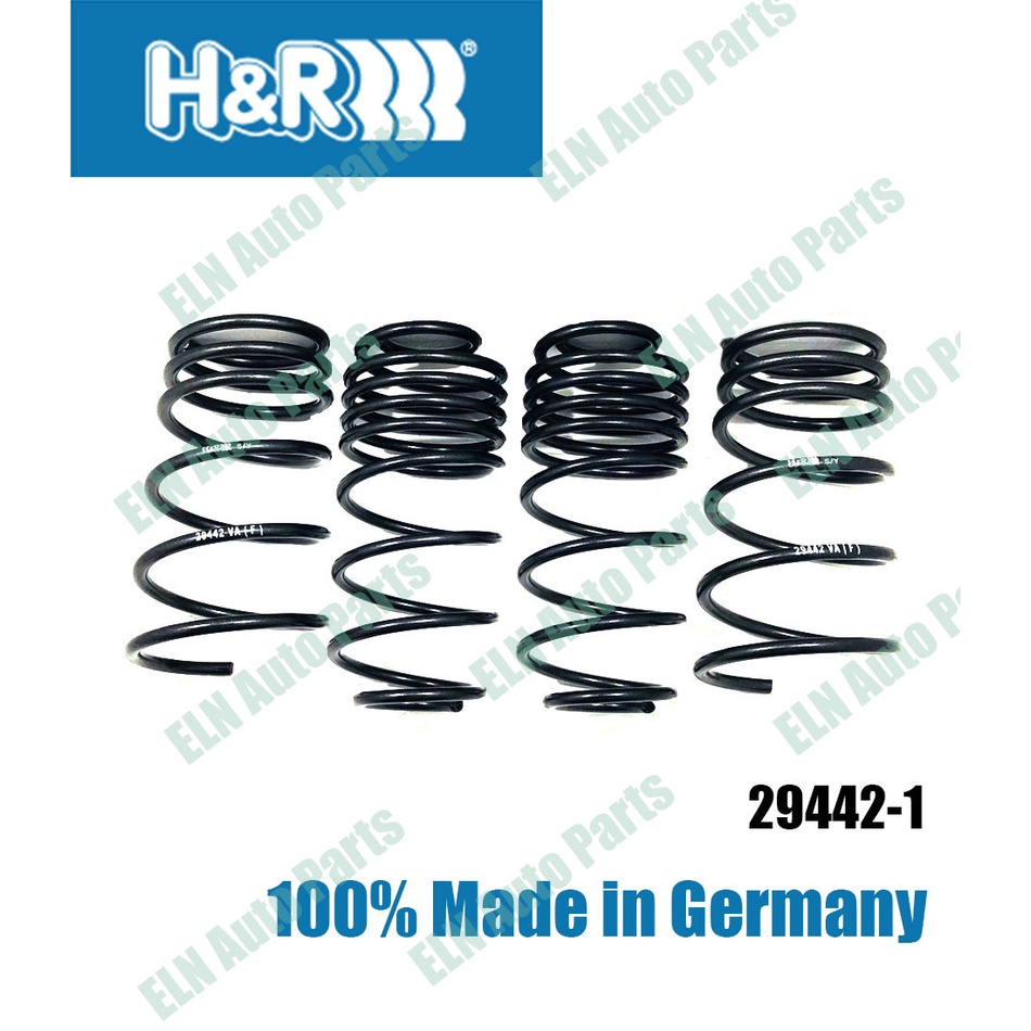 H&R สปริงโหลด (lowering spring) TOYOTA Vios ปี 2003 เตี้ยลง 35 mm ...