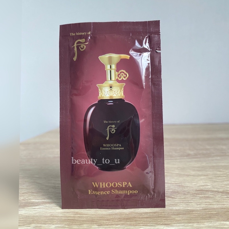 Whoo Spa Essence Shampoo 8ml. แชมพูแก้ผมร่วง อาการคันหนังศรีษะ และรังแค ...