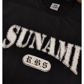 คอตต้อนคอกลมสติกเกอร์ Sunami Band I Listen to Free สําหรับติดตกแต่ง ...