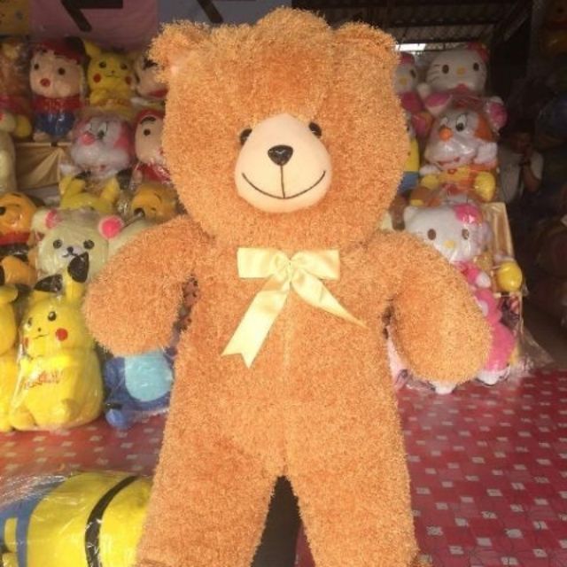 ตุ๊กตาหมีขนนุ่ม หมีขนฟู ตัวนุ่มนิ่ม ขนาด 100 เซนติเมตร | Shopee Thailand