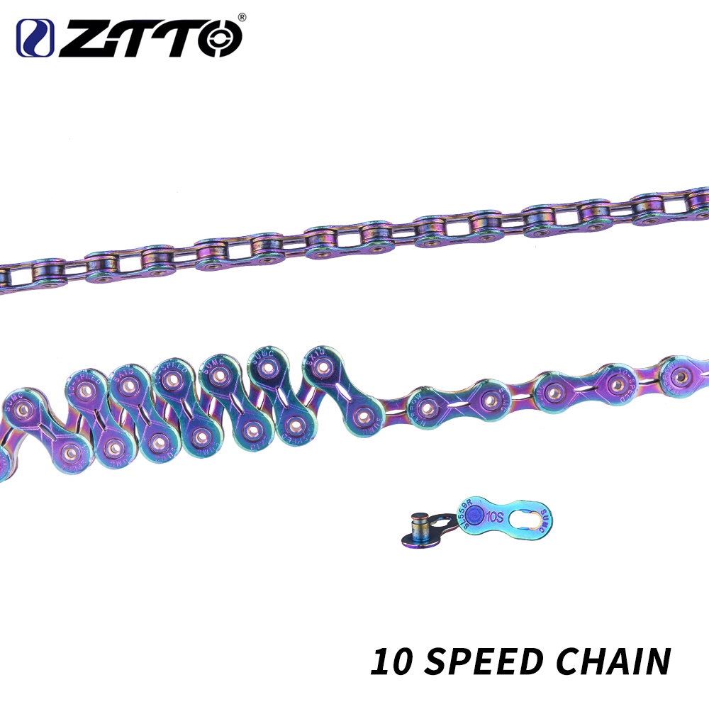 Ztto 10 S MTB Road Bike Chain 10 ความเร็ว Rainbow Chain 10 ความเร็ว ...