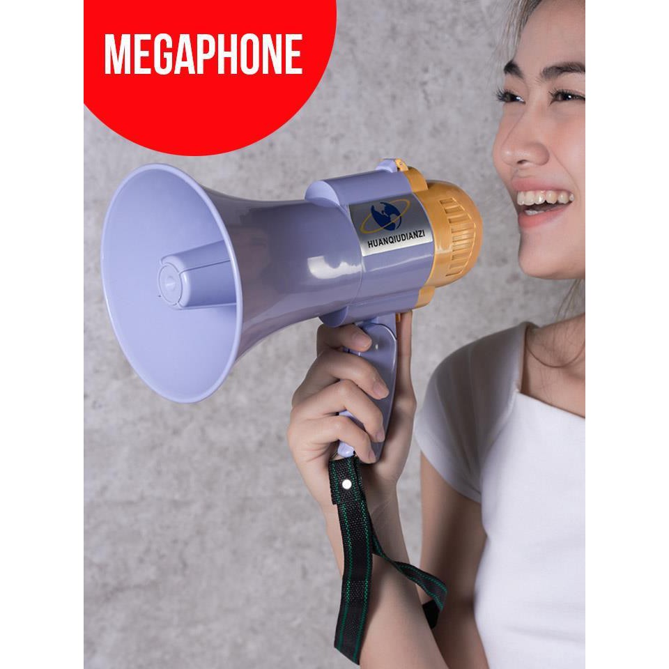 Magaphone โทรโข่ง สีขาว-เหลือง | Shopee Thailand
