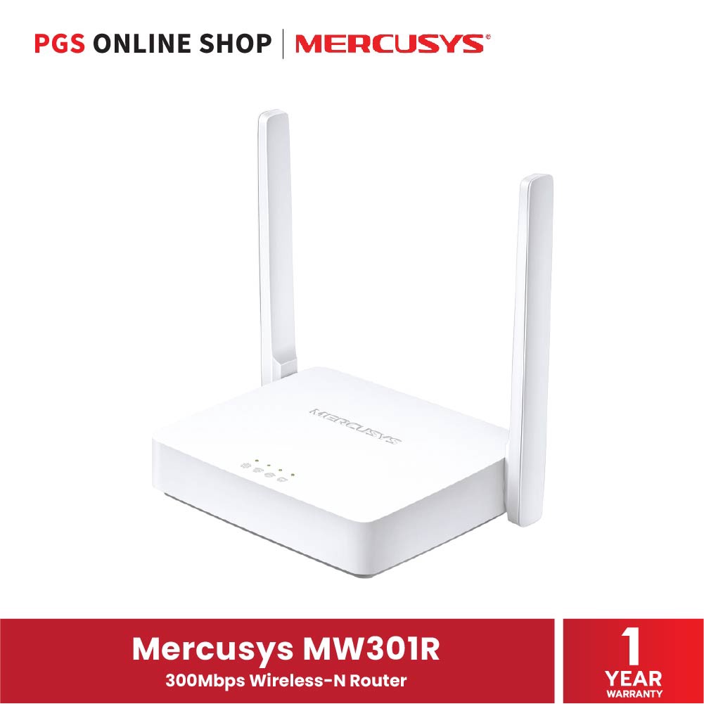 Mercusys MW301R (ไวร์เลสเร้าเตอร์) 300Mbps Wireless-N Router | Shopee ...